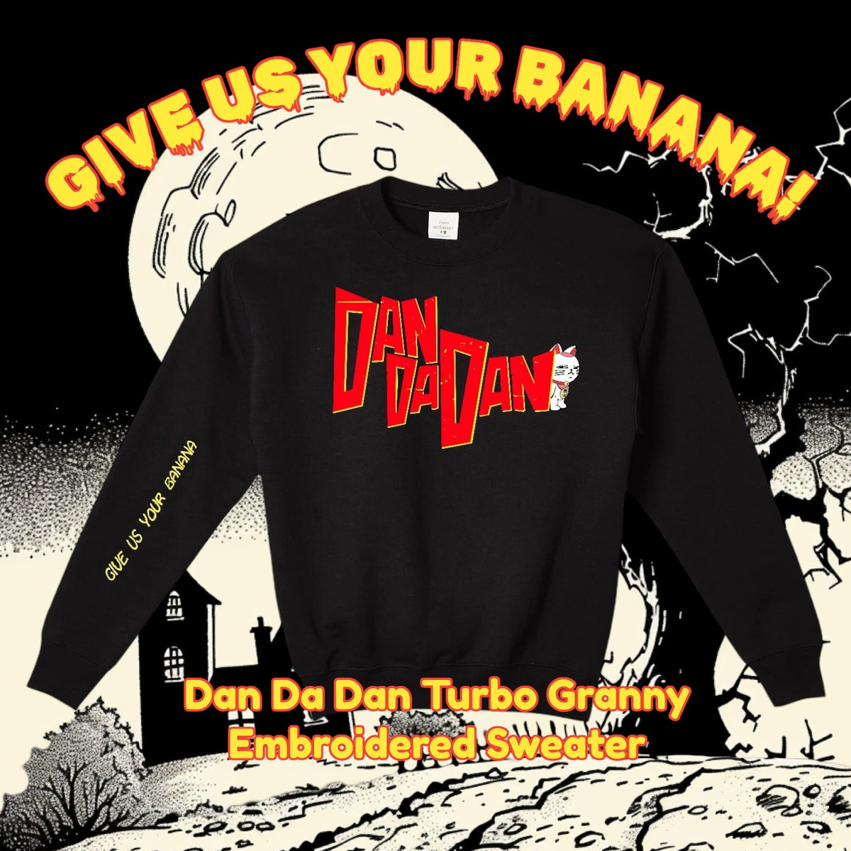 Sweater - DanDaDan Turbo Granny – Retro Rewind Pops